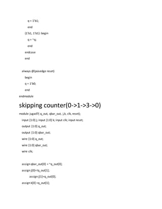 Verilog code all | PDF
