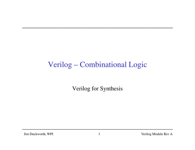 Verilog for synthesis - combinational rev a.pdf