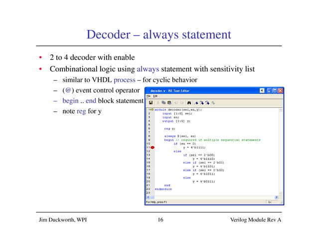 Verilog For Synthesis Combinational Rev Apdf