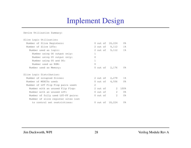 Verilog For Synthesis Combinational Rev Apdf