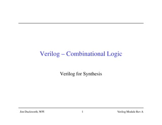 Verilog for synthesis - combinational rev a.pdf