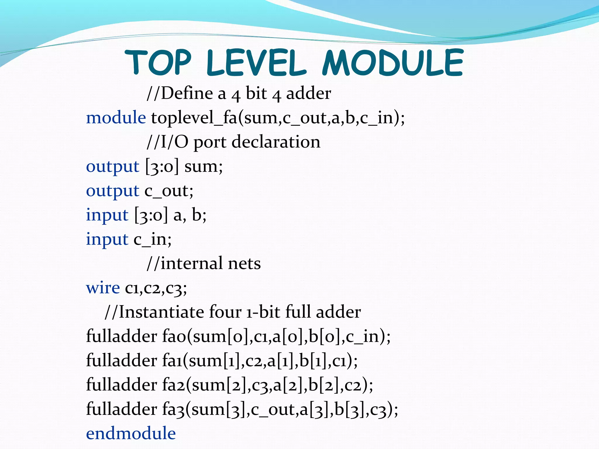 Verilog Hdl Ppt Programming Languages Computing 0844
