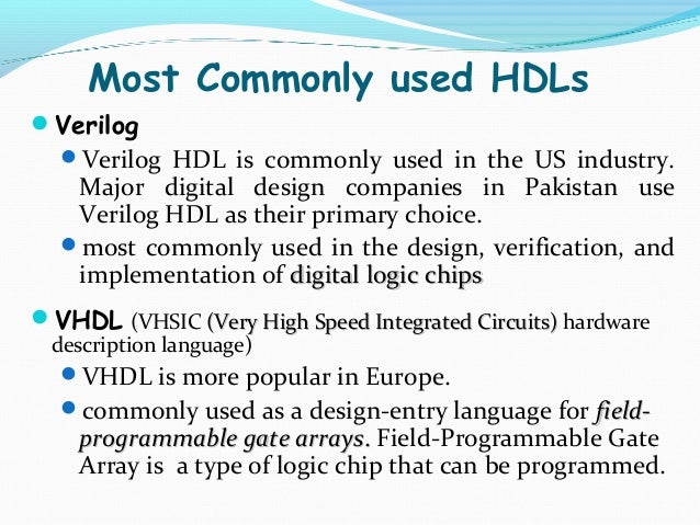 Verilog hdl