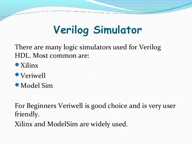 Verilog Hdl