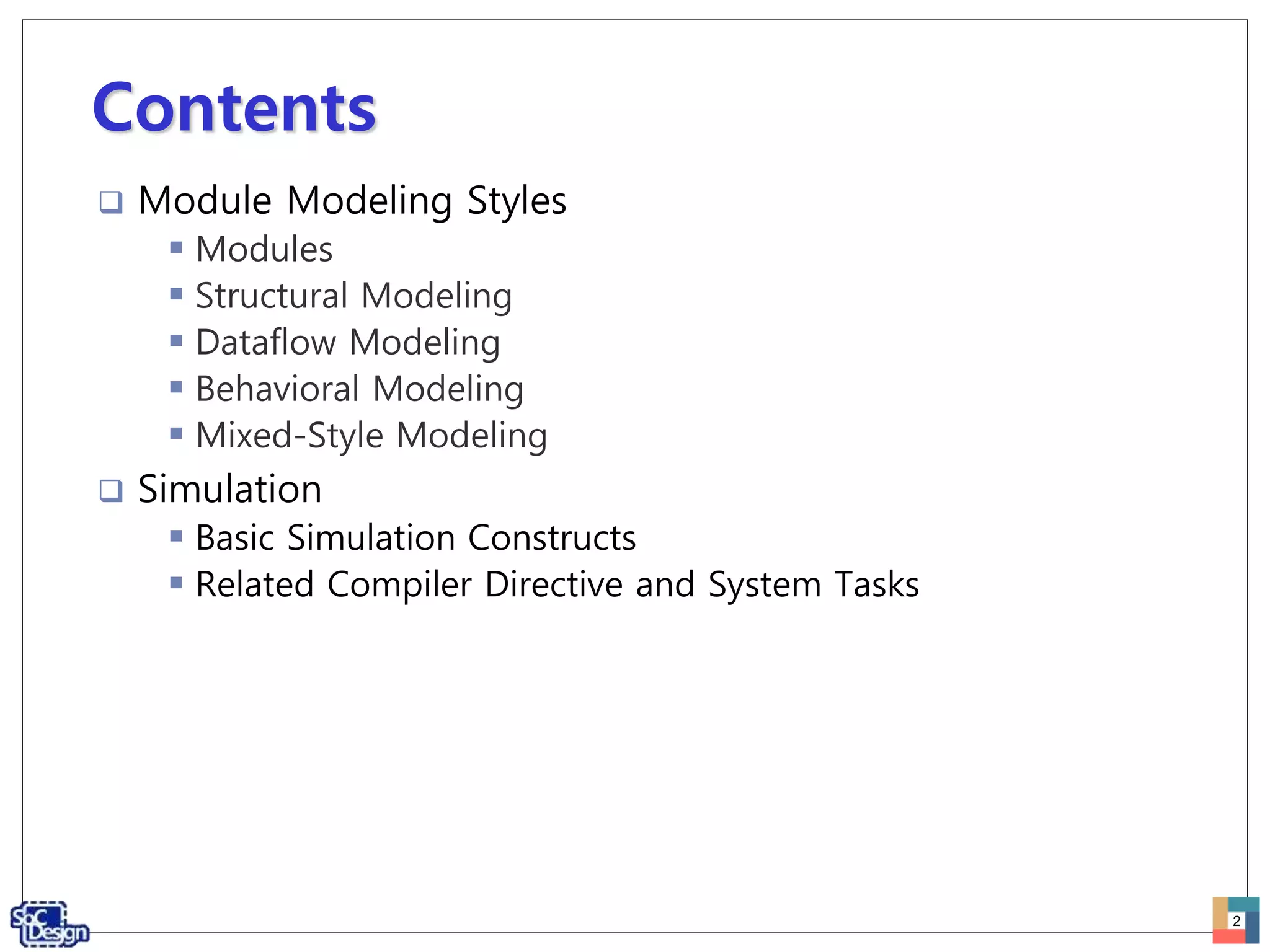 Verilog Hdl Ppt Programming Languages Computing