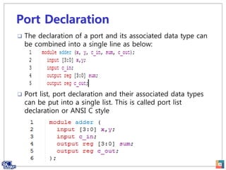 Verilog hdl | PPT