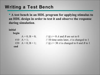 Digital Circuit Verification Hardware Descriptive Language Verilog | PPT