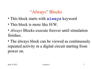 Assic 8th Lecture | PPT