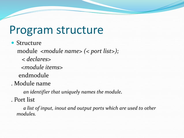 Verilog Presentation Final Pptx Programming Languages Computing