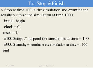 Verilog TASKS & FUNCTIONS | PPTX