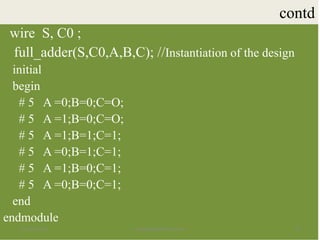 Verilog Test Bench | PPT
