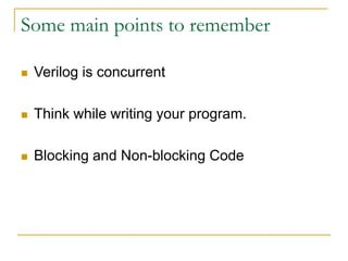 Verilog tutorial | PPT | Programming Languages | Computing