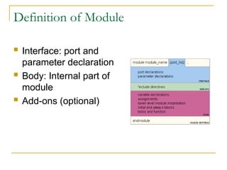 Verilog Tutorial for learning verilog a | PPT