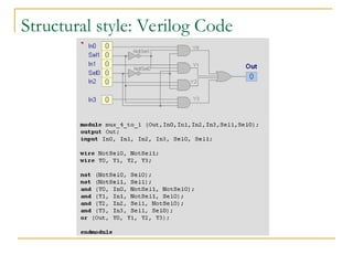 Verilog Tutorial for learning verilog a | PPT
