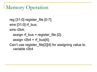 Verilog Tutorial for learning verilog a | PPT