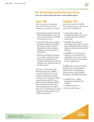 Verio Virtual Private Server (VPS) | PDF