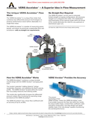 VERIS Accelabar Flow Meter | PDF