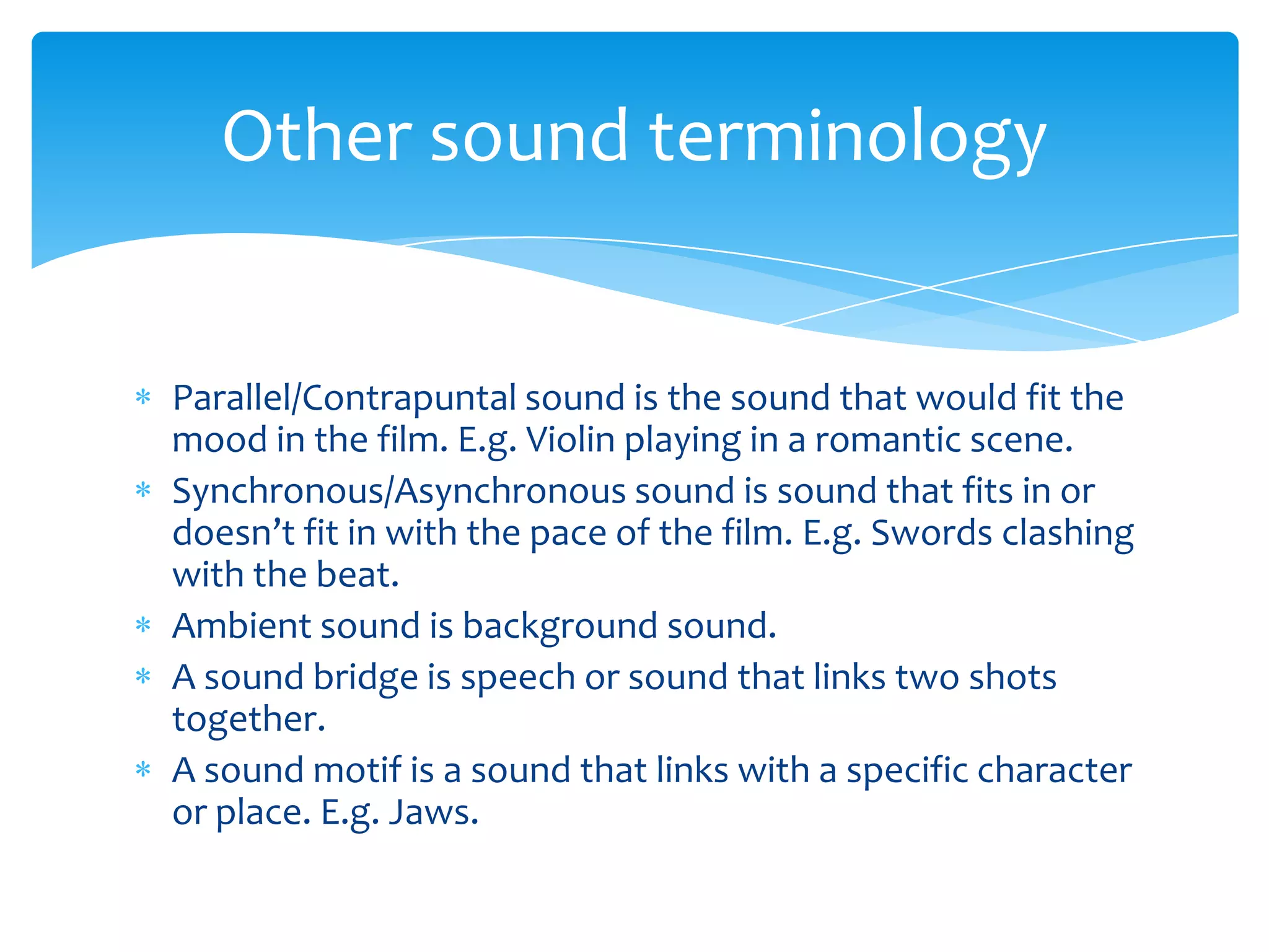 Verisimilitude and Sounds | PPT