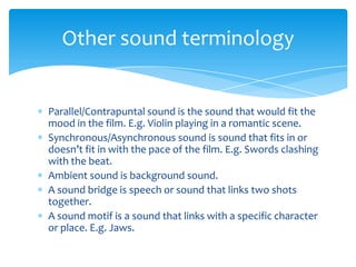 Verisimilitude and Sounds | PPT