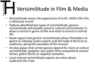 Verisimilitude & diegesis | PPT