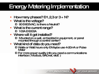 Veris Metering Guide | PPT