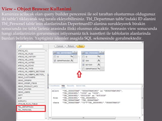 Veritabani Programlama - Oracle IV.Egitim - View Kullanimi | PPT