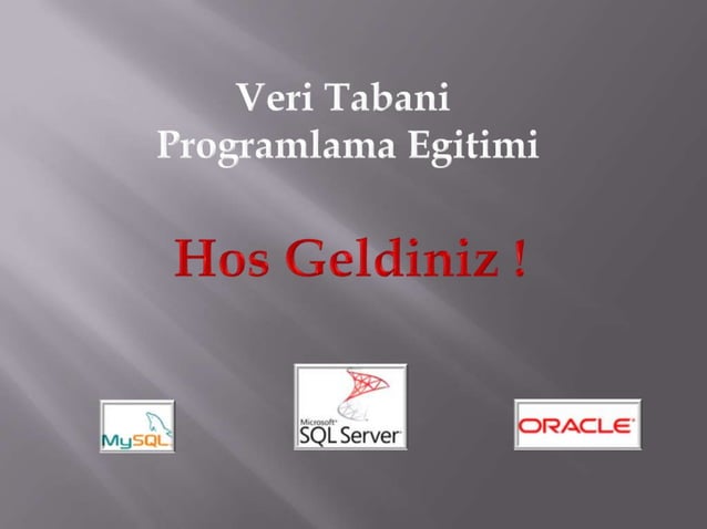 Veritabani Programlama - Oracle V.Egitim - Materialized View Kullanimi ...