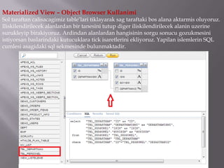 Veritabani Programlama - Oracle V.Egitim - Materialized View Kullanimi | PPT