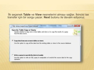 Veri̇ tabani ve dosya yöneti̇mi̇ | PPT