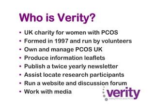 Living with polycystic ovary syndrome (PCOS) | PPT