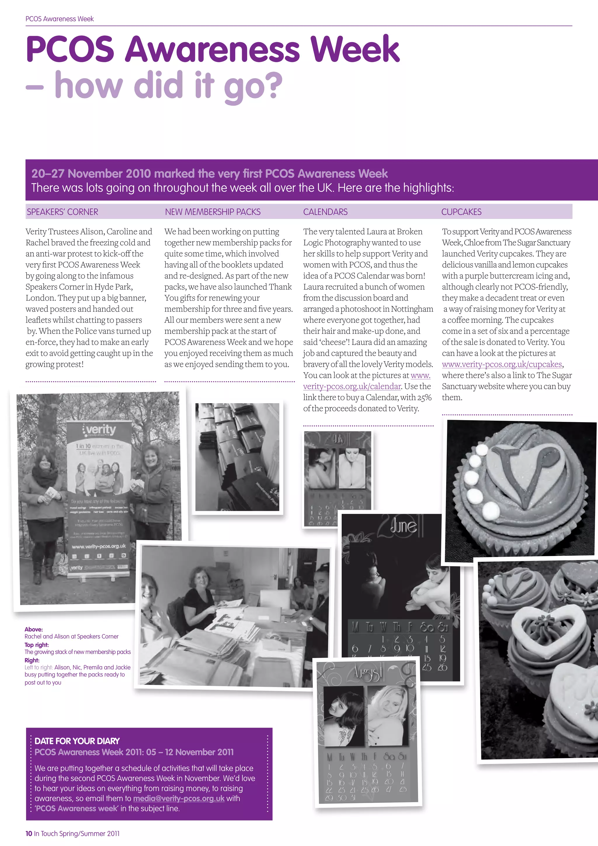 Verity: PCOS Awareness Week 2010 | PDF