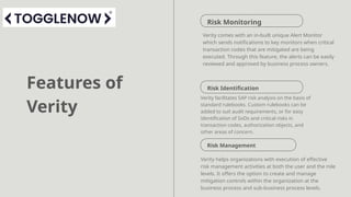 Verity - SAP SoD Analysis Tool Simplify SAP SoD Analysis.pptx