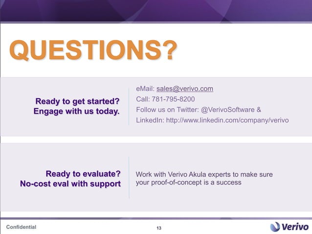 Verivo Akula 2.0 - Development, Security and Governance of Enterprise ...