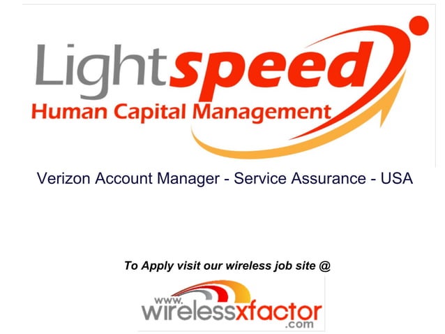 Verizon Account Manager | PPT