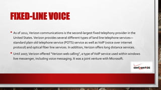 Verizon communications | PPTX