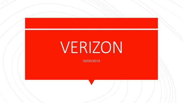 Verizon communications | PPT