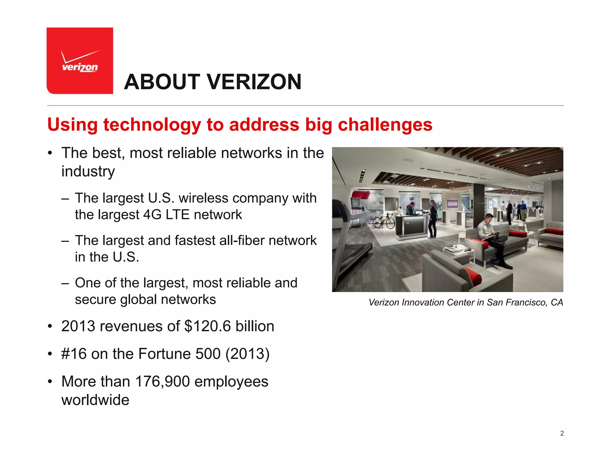Verizon corporate overview | PDF