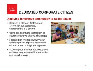 Verizon corporate overview | PDF