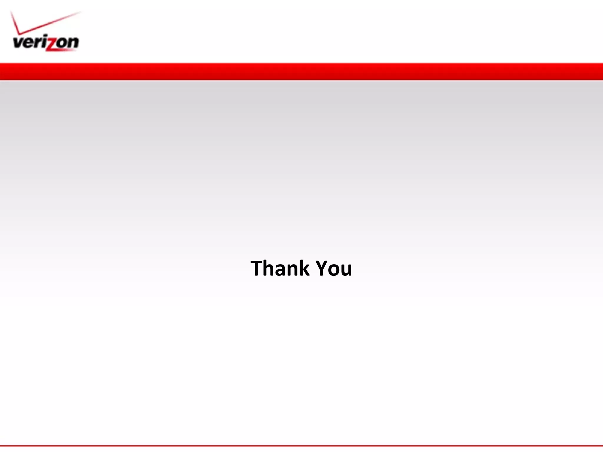 Verizon Strategic Managment Presentation | PPT