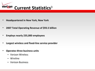 Verizon Strategic Managment Presentation | PPT | Telecommunications ...