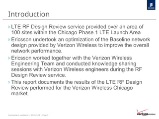 Verizon Wireless LTE Design Review - Chicago - Final Report.ppt