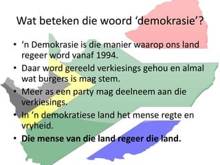 Verkiesingstyd | PPTX