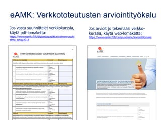 Verkkokurssin pedagoginen käsikirjoitus | PDF
