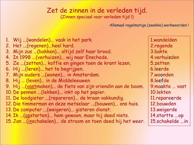 verleden tijd.ppt