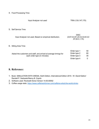 Process simulation study of order processing at Starbucks, University ...