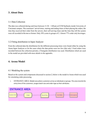 Process simulation study of order processing at Starbucks, University ...