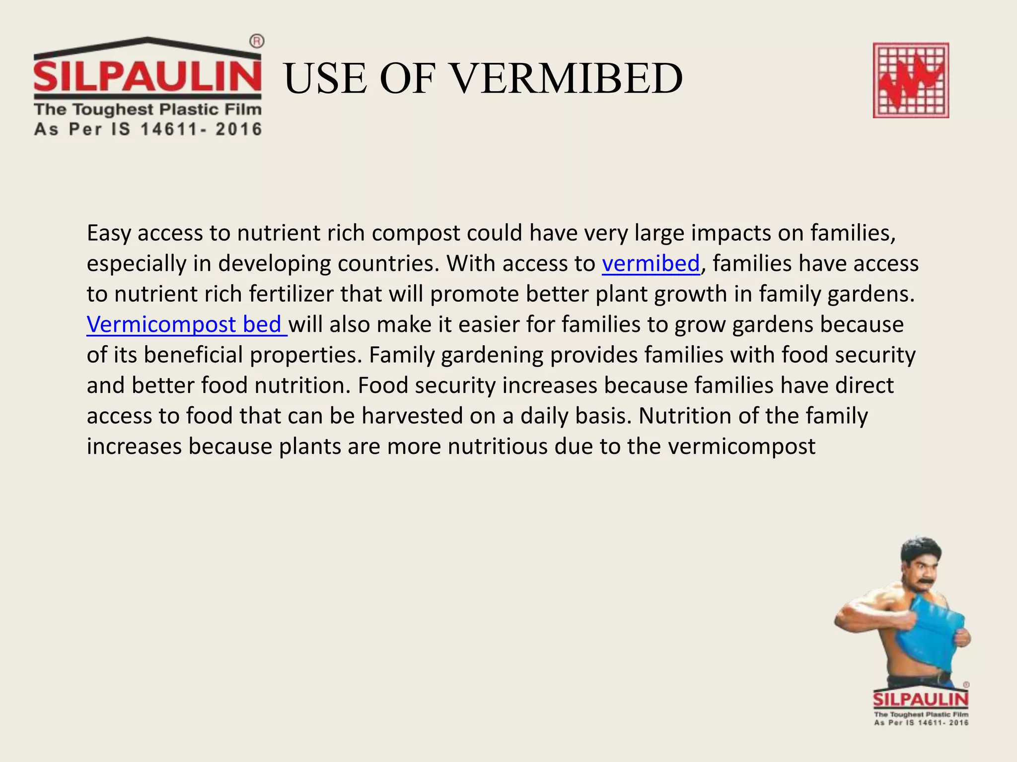 Vermibed and it's uses | PPTX