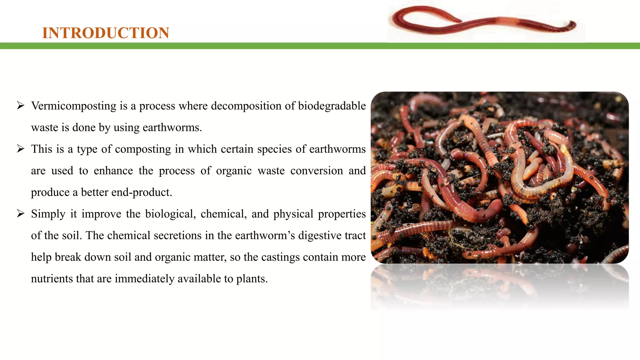 Microbial enrichment of vermicompost through earthworm for agricultural ...