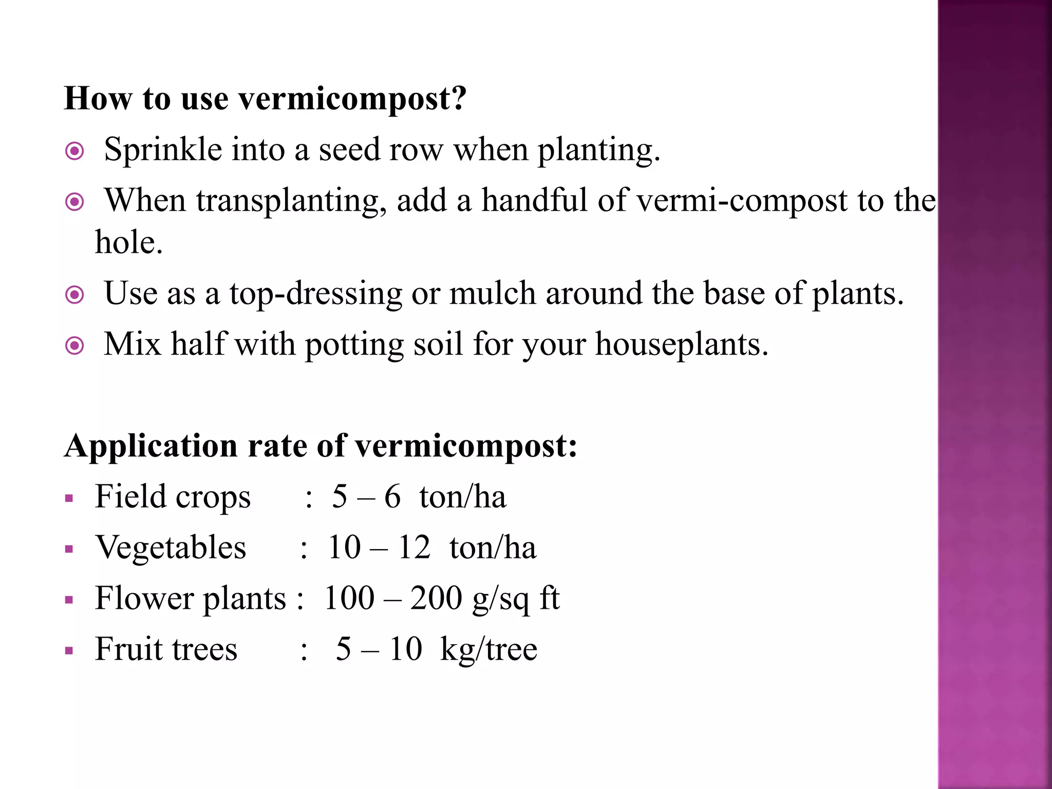 Vermicompost and vermicomposting | PPTX