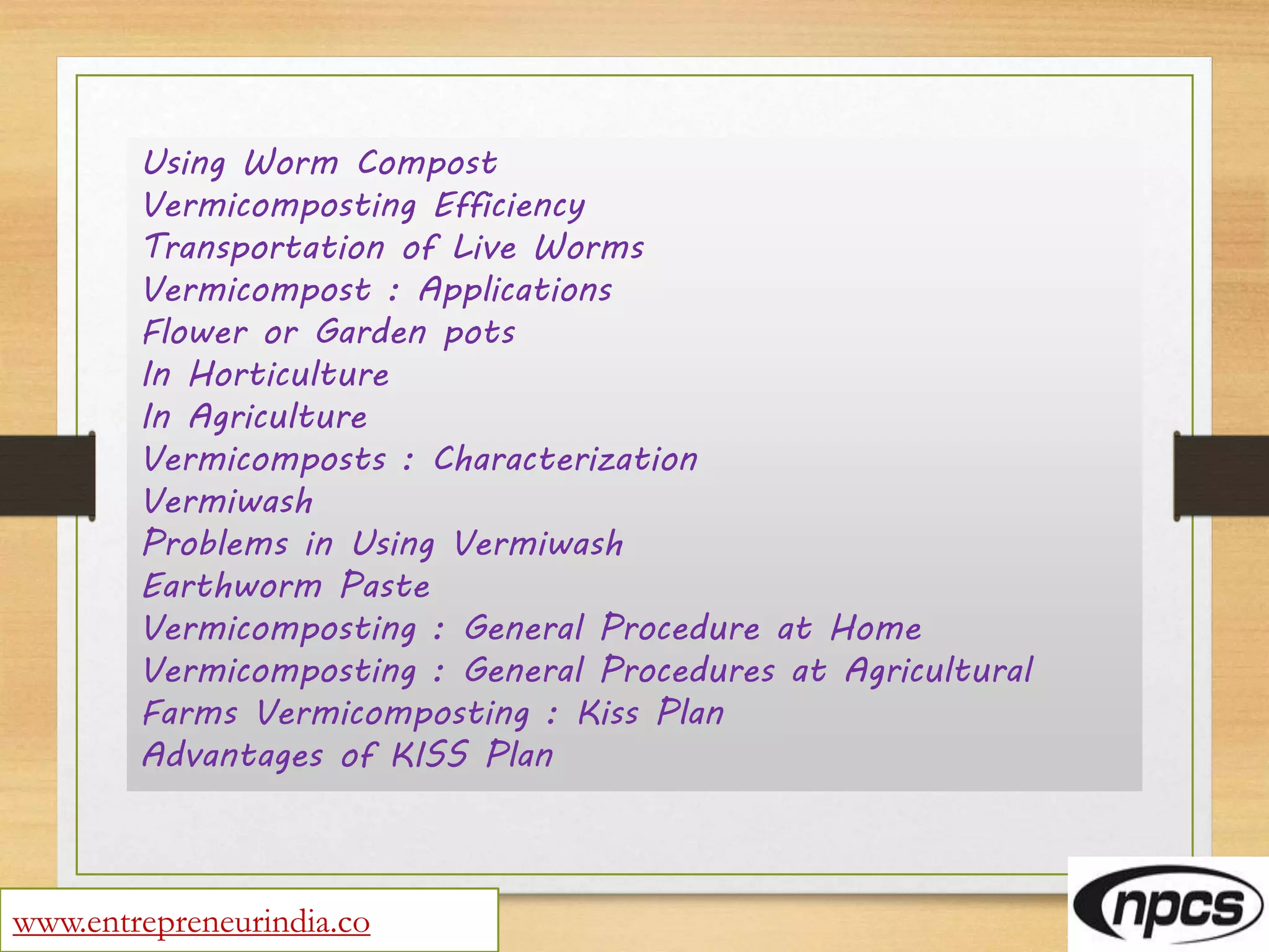 Vermicompost - An Organic Gold (Vermiculture and Vermicompost ...